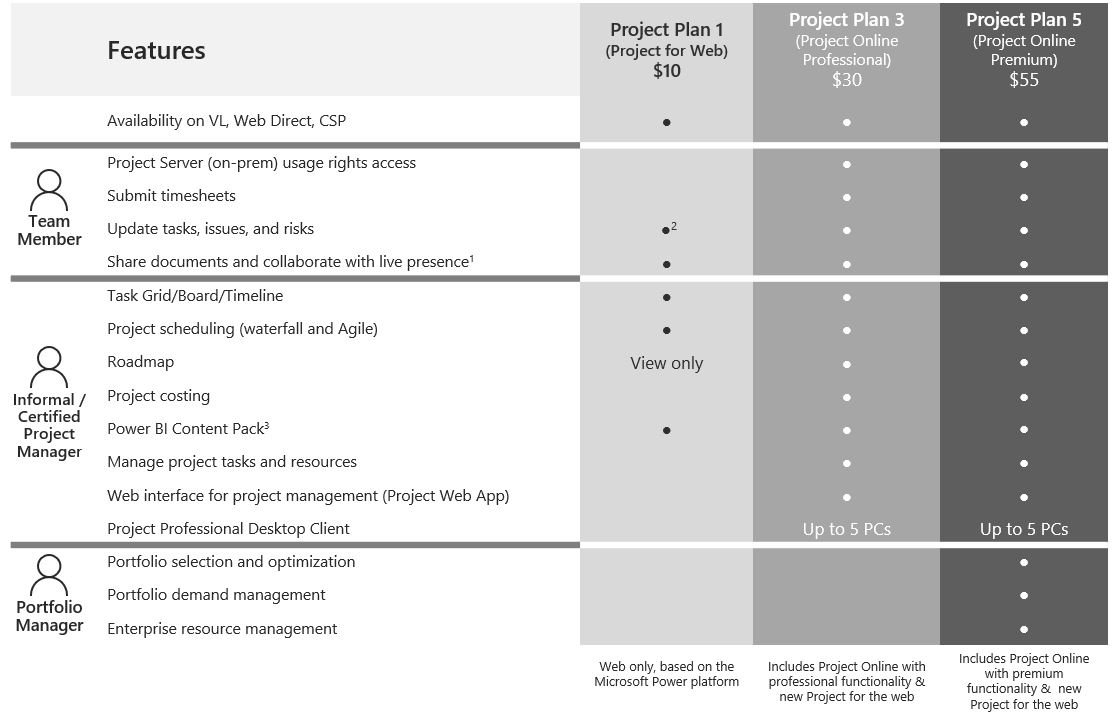 Microsoft Project Plan Comparison PPM Works Inc 